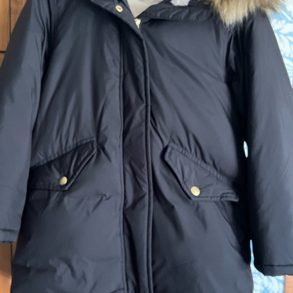 J. Crew | Jackets & Coats | Girls J Crew Parka With Removable Hood ...